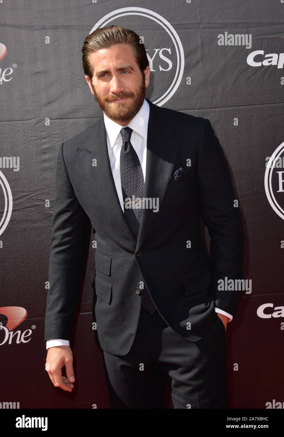 LOS ANGELES, CA - JULY 15, 2015: Jake Gyllenhaal at the 2015 ESPY ...