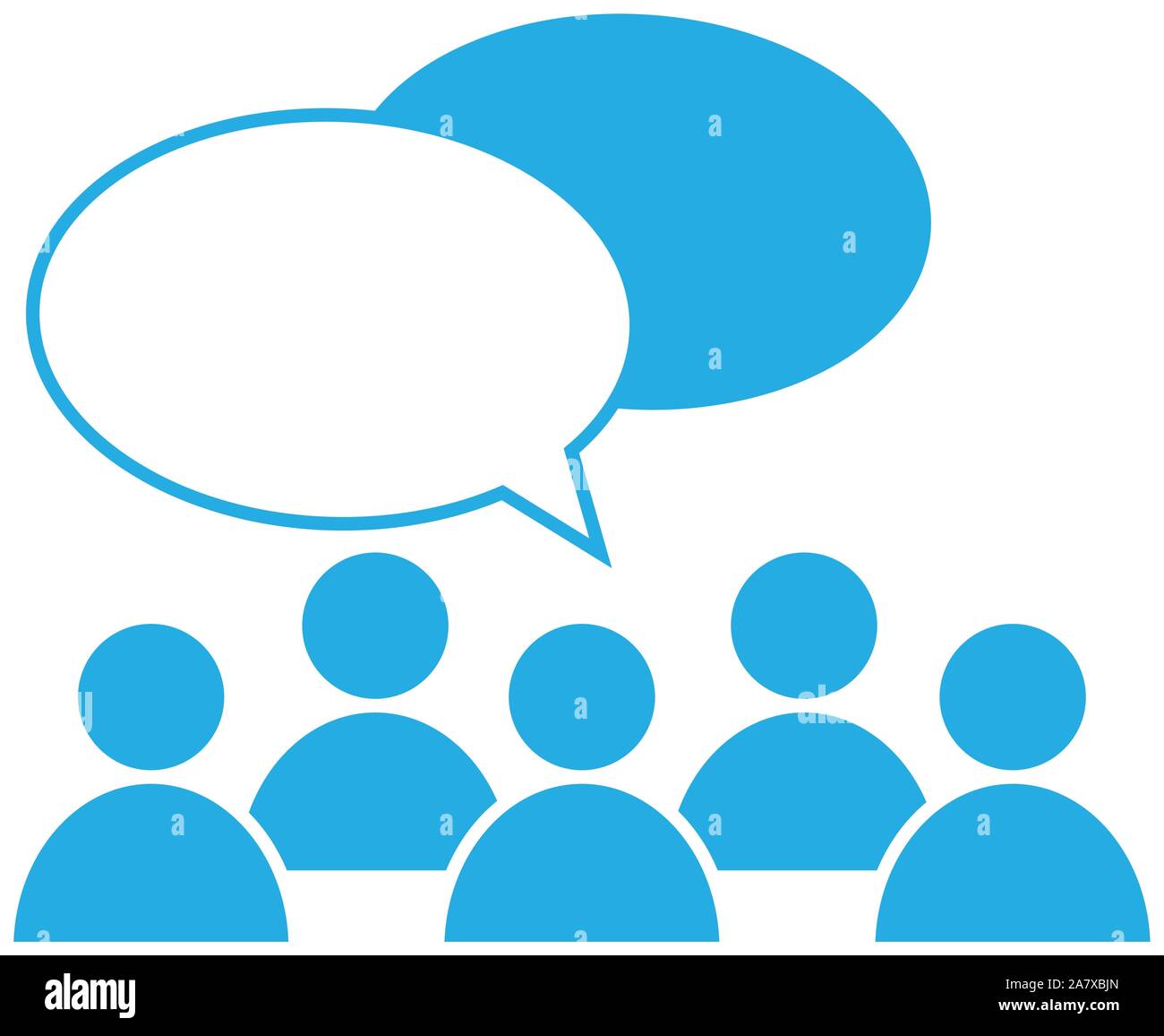 Talking head icon hi-res stock photography and images - Alamy