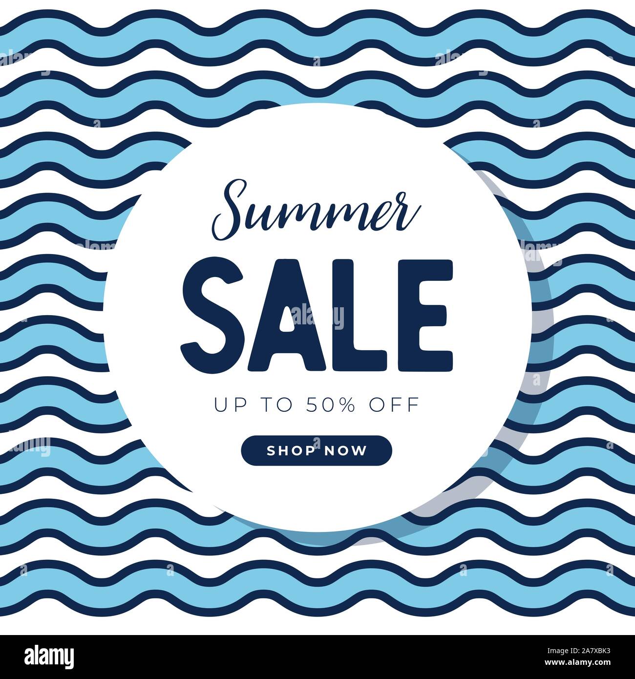 Summer sales banner template Stock Vector Image & Art - Alamy