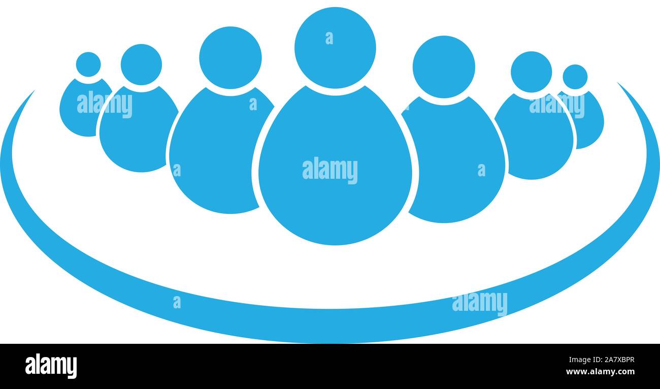 groups of people icon on white background. flat style. groups of people ...