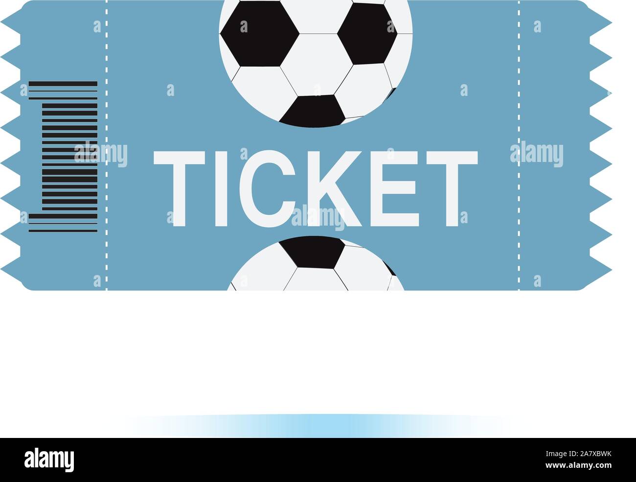 football tickets icon on white background, football tickets symbol ...