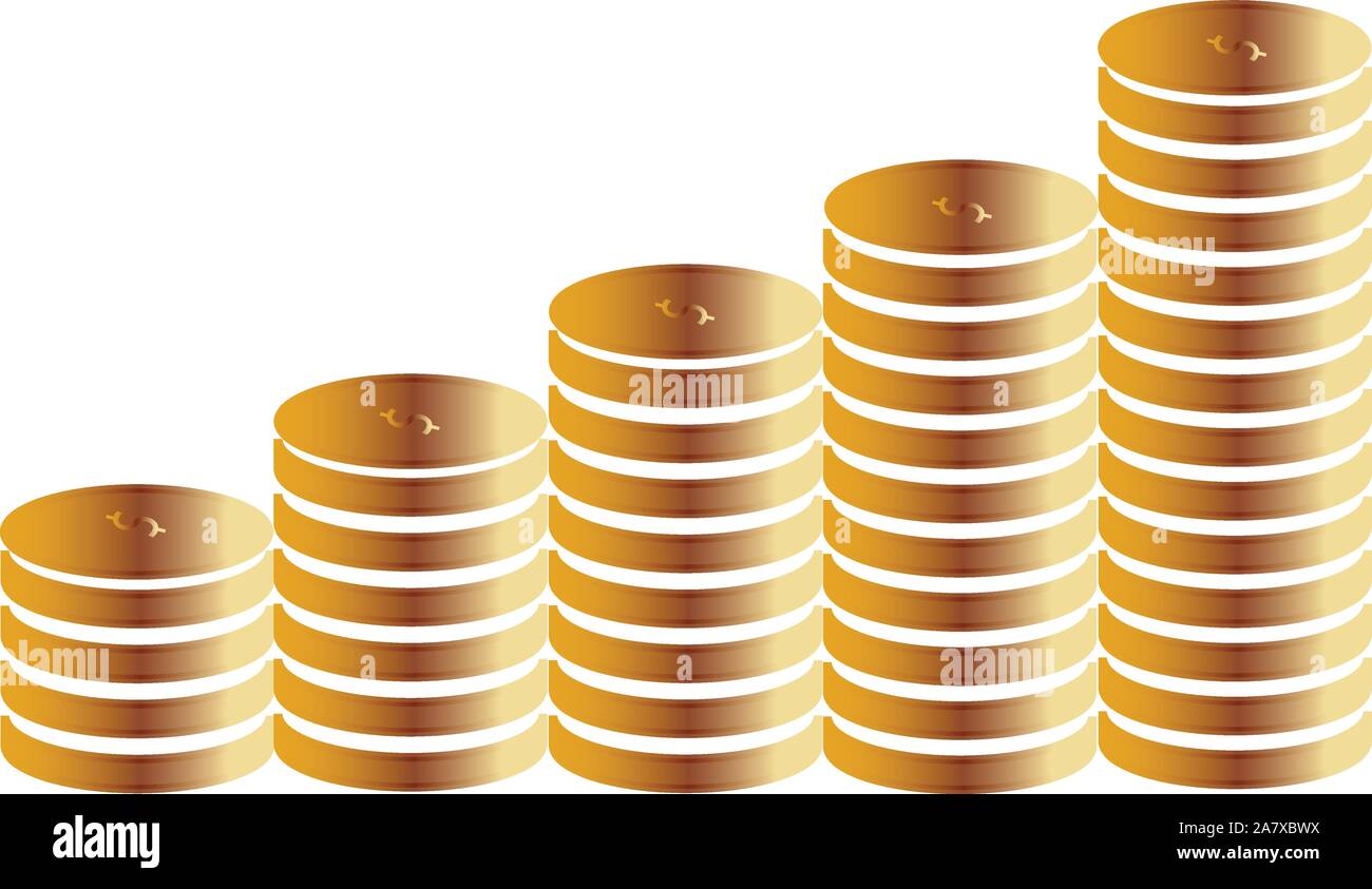 Stack Of Gold Coins Icon