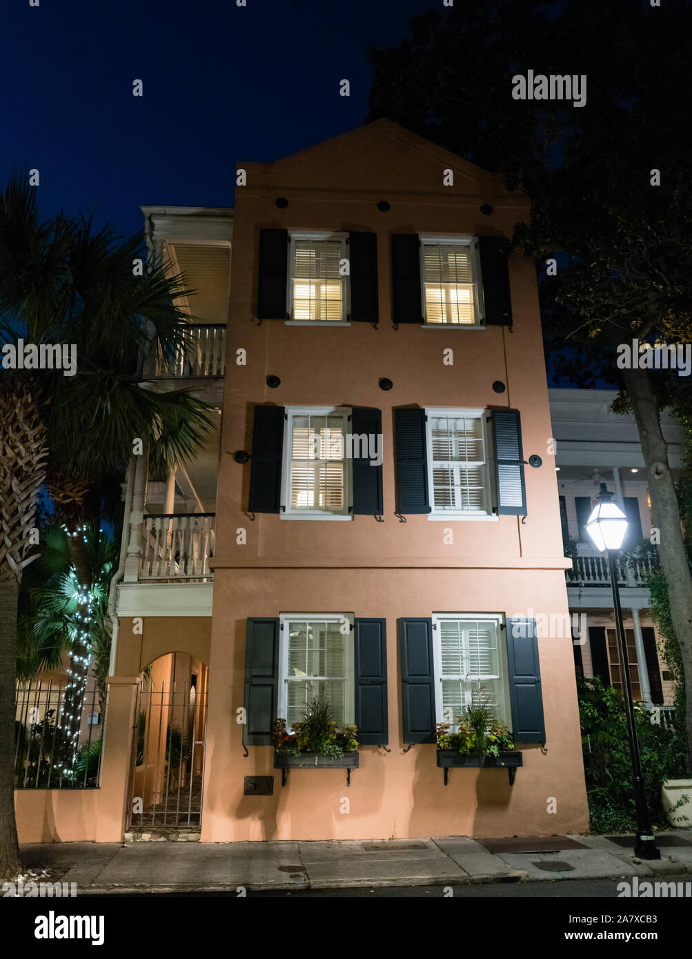 South carolina blue porch hi-res stock photography and images - Alamy