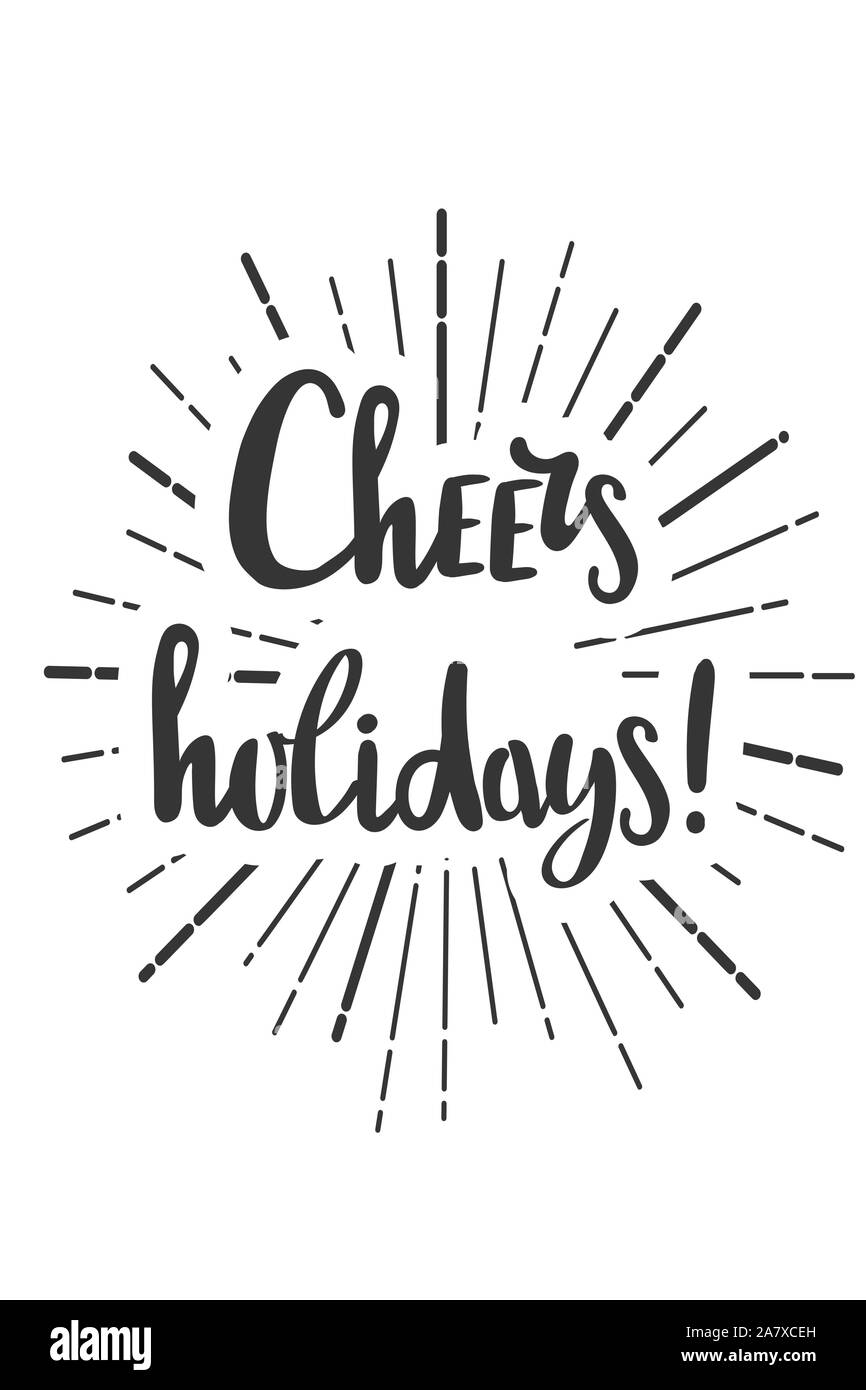 Christmas cheers Stock Vector Images - Alamy