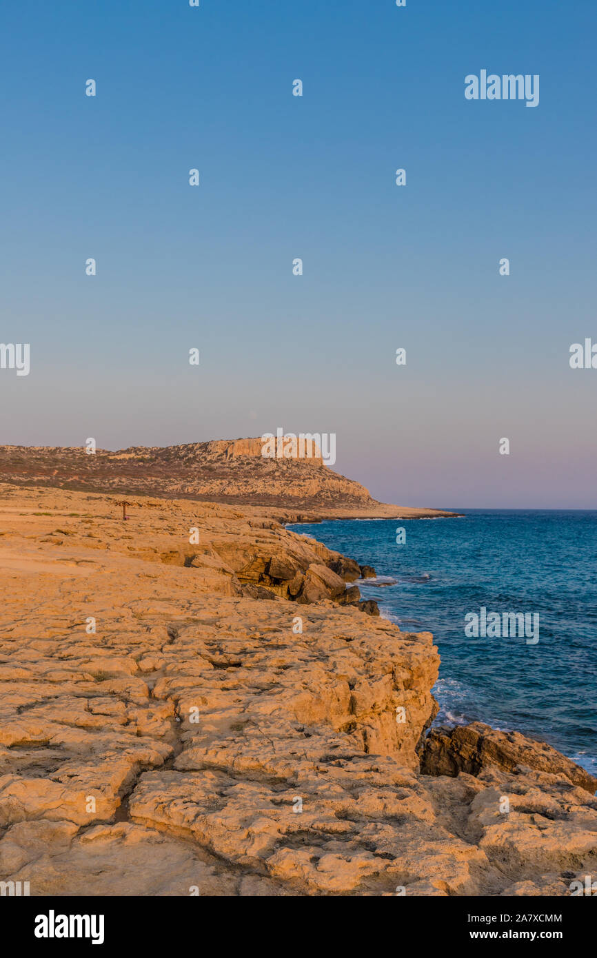 A typical view at Cape Greco in Cyprus Stock Photo - Alamy