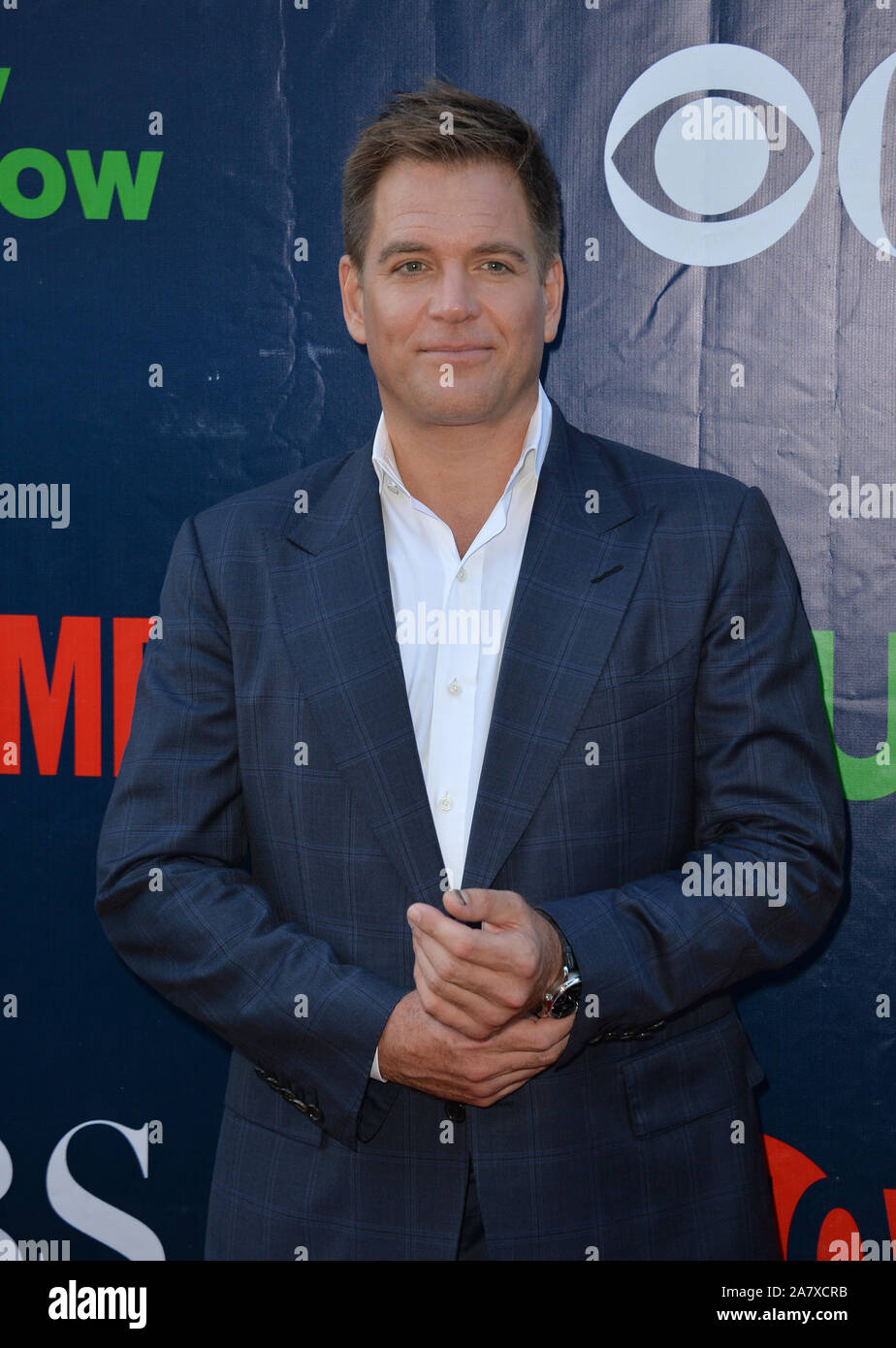 LOS ANGELES, CA - AUGUST 10, 2015: Michael Weatherly at the CBS ...