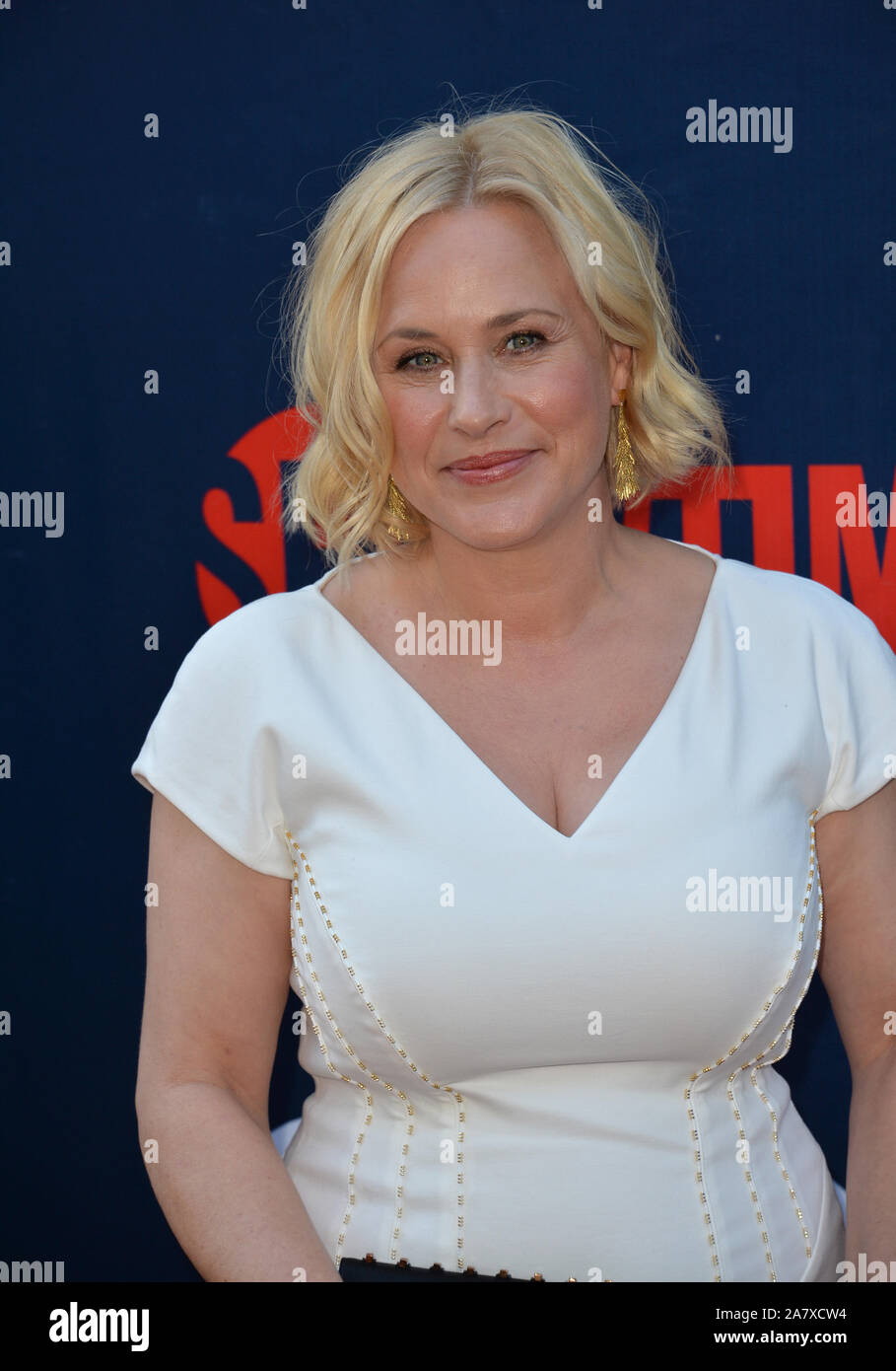 LOS ANGELES, CA - AUGUST 10, 2015: Patricia Arquette at the CBS ...