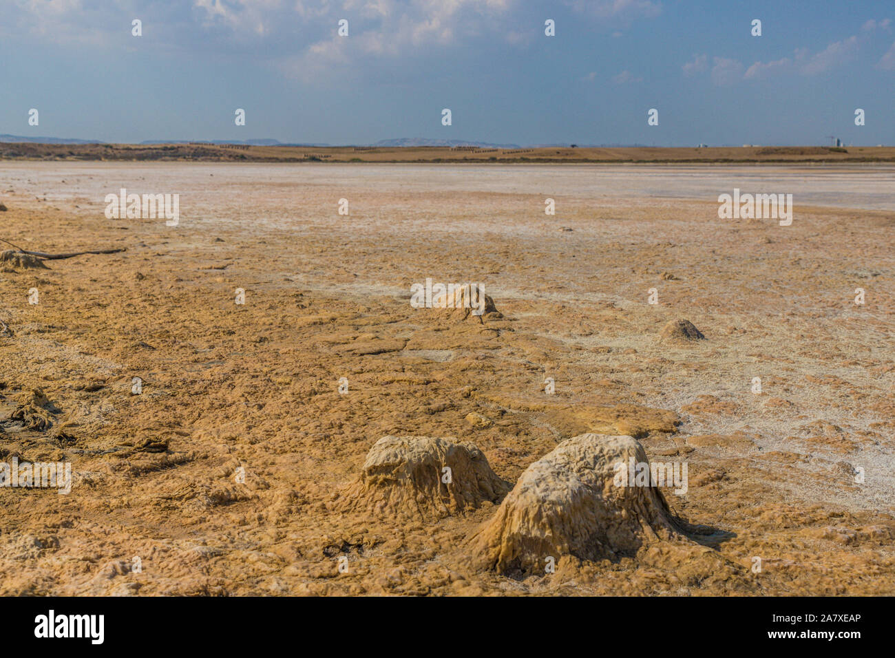 A typical view in larnaca in Cyprus Stock Photo - Alamy
