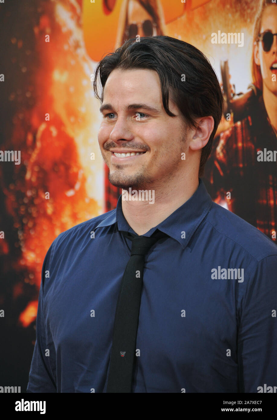 LOS ANGELES, CA - AUGUST 18, 2015: Jason Ritter at the world premiere ...
