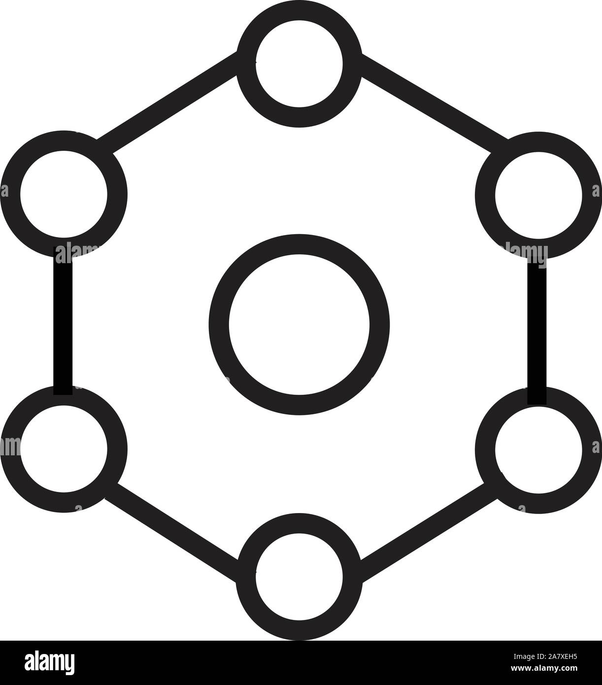 molecule icon on white background. flat style. molecule icon for your ...