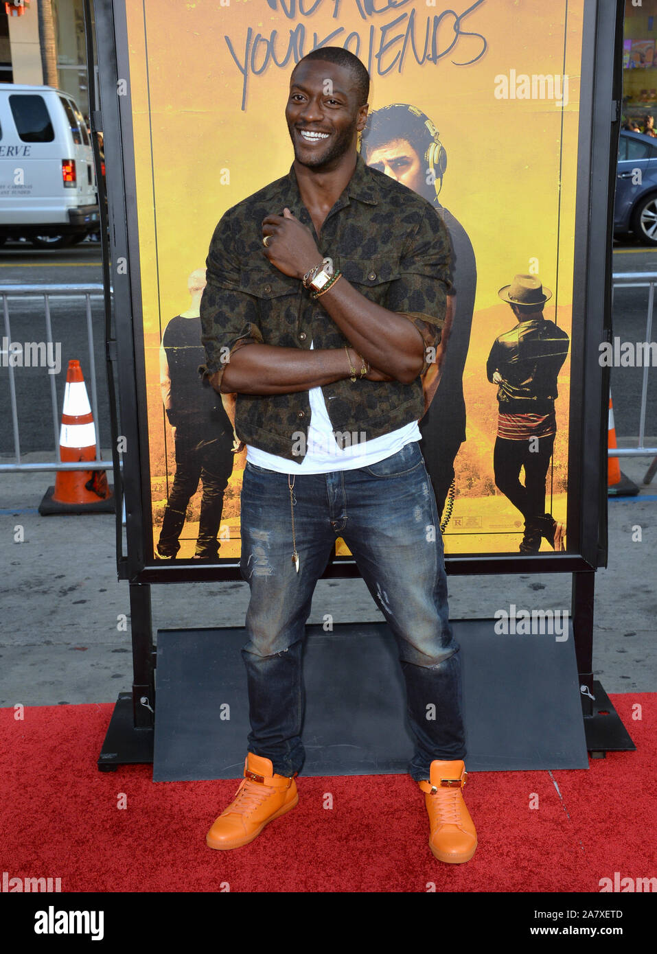 LOS ANGELES, CA - AUGUST 20, 2015: Actor Aldis Hodge at the Los Angeles ...