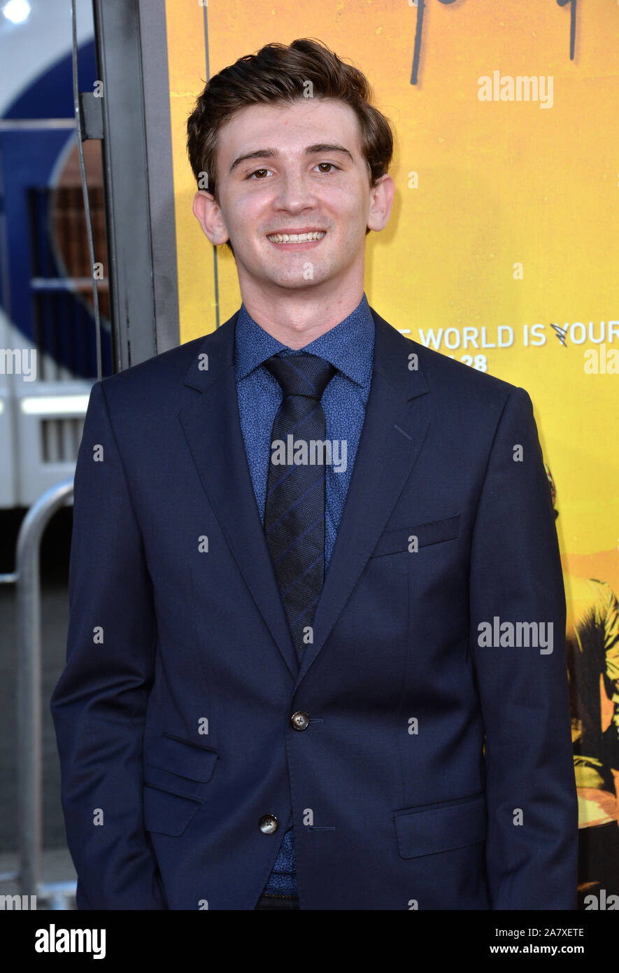 LOS ANGELES, CA - AUGUST 20, 2015: Actor Alex Shaffer at the Los ...