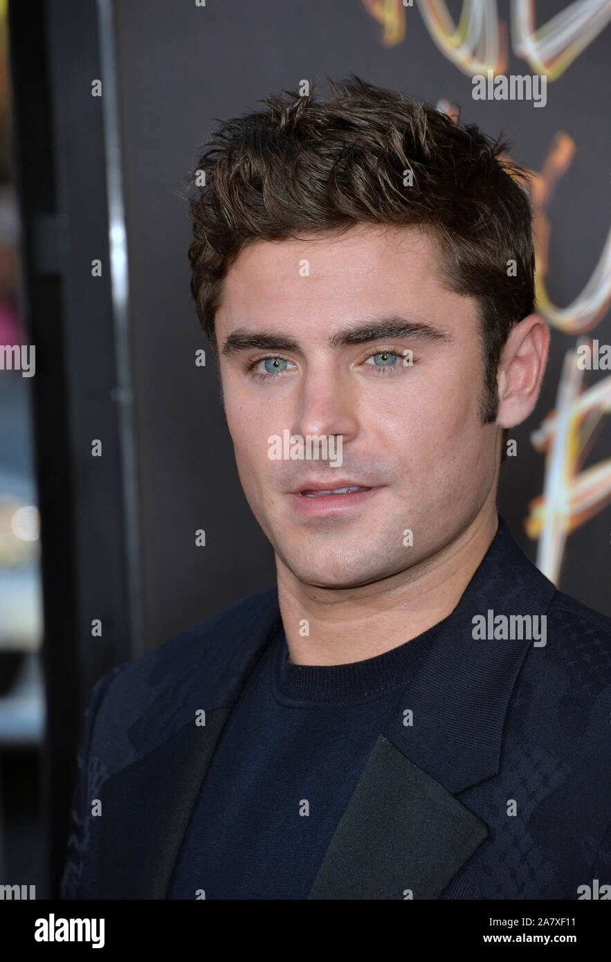 LOS ANGELES, CA - AUGUST 20, 2015: Zac Efron at the Los Angeles ...