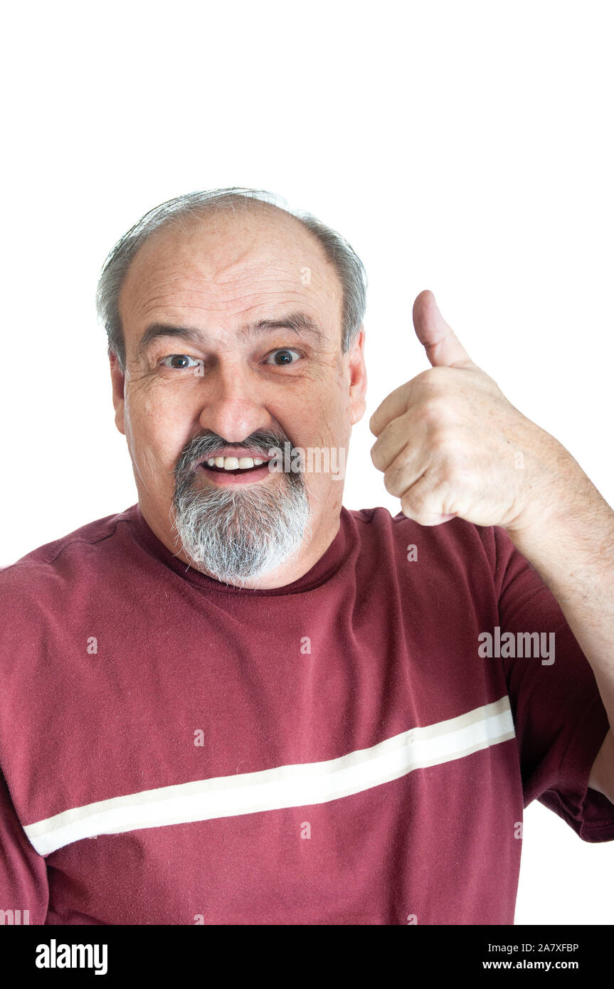 Man giving the thumbs up sign hi-res stock photography and images - Alamy