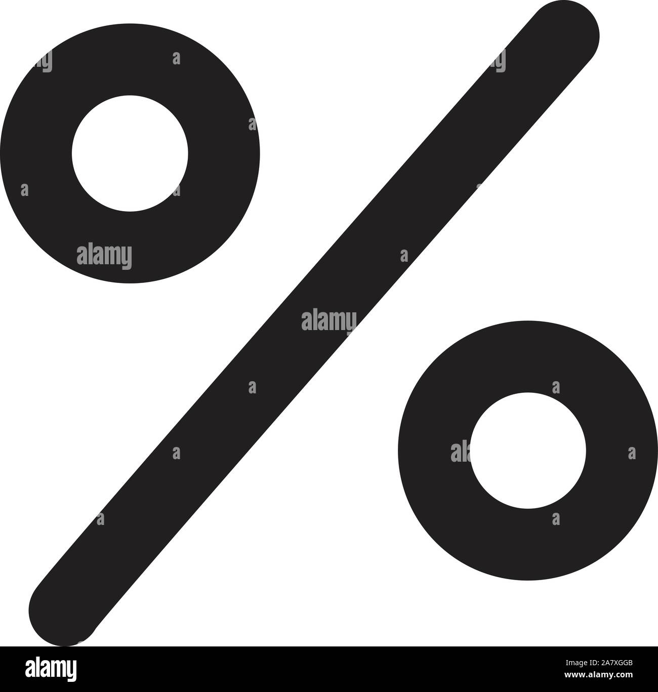 percent icon on white background. flat style. percent icon for your web ...