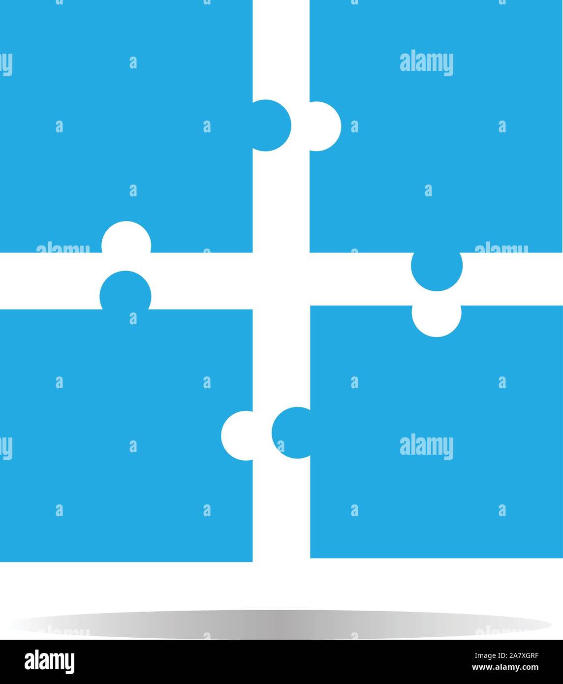 puzzle icon on white background. flat style. puzzle icon for your web ...
