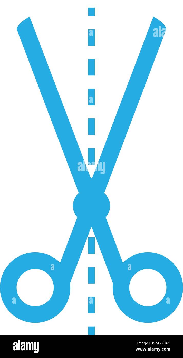 scissors icon on white background. scissors sign. flat design style ...