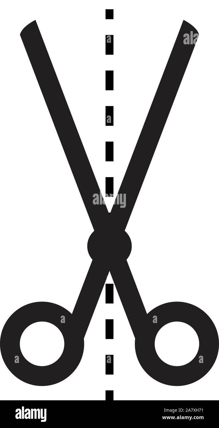 scissors icon on white background. scissors sign. flat design style ...