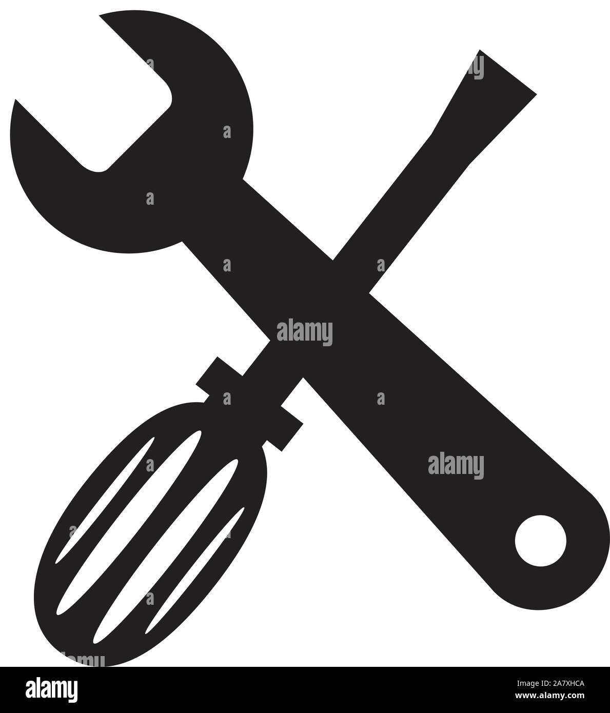 tools icon on white background. flat style. tools icon for your web ...