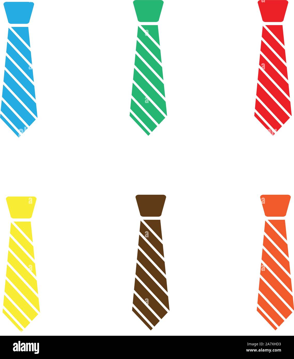 tie icon isolated on white background. tie sign. flat style. tie icon ...