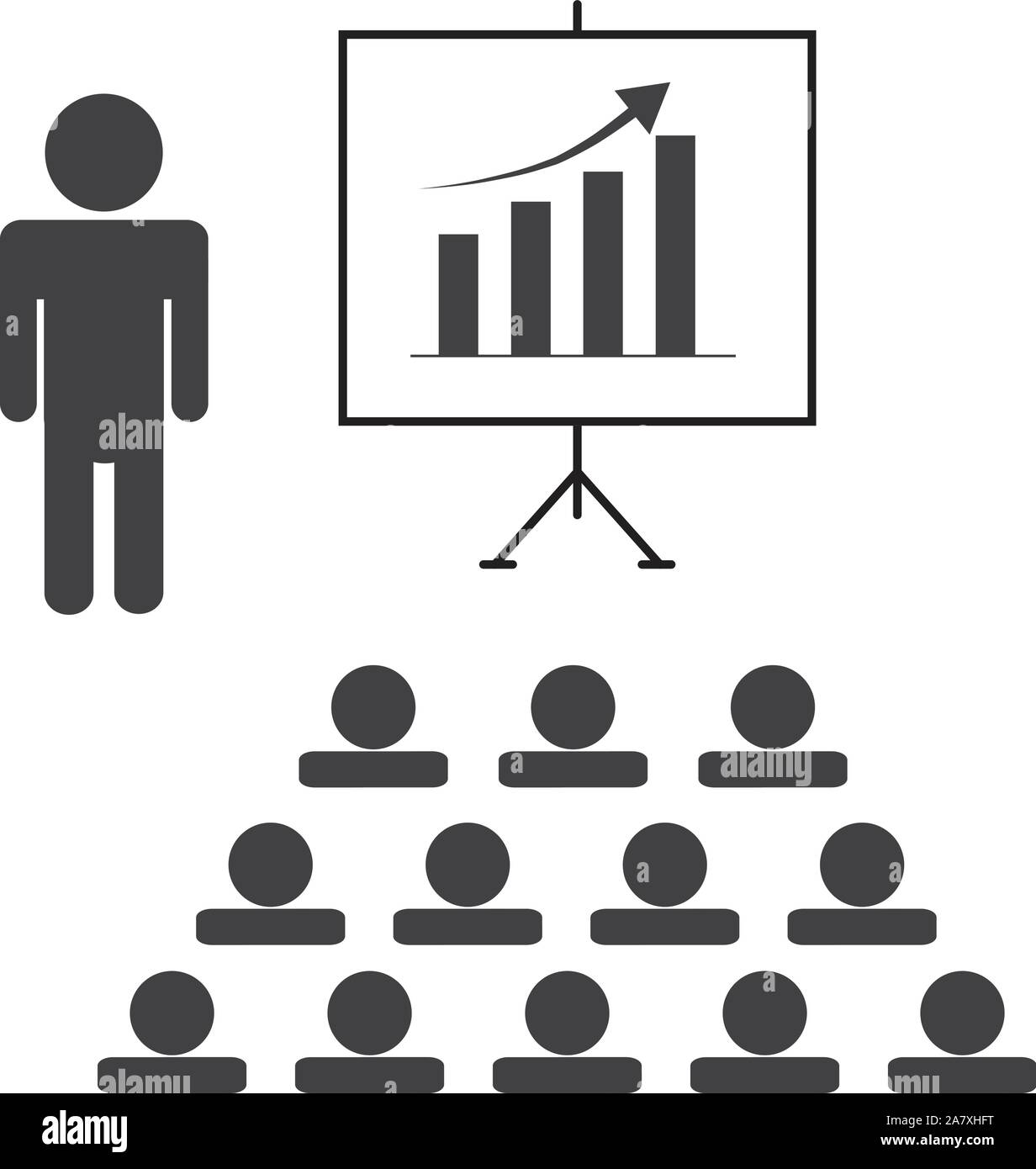 training icon on white background. flat style. training icon for your ...