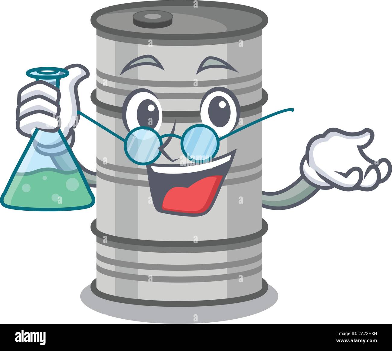 Oil Can Cartoon Character