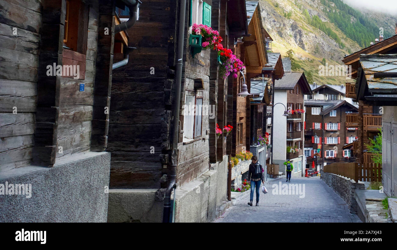 Zermatt, Visp,Valais, Switzerland Stock Photo - Alamy