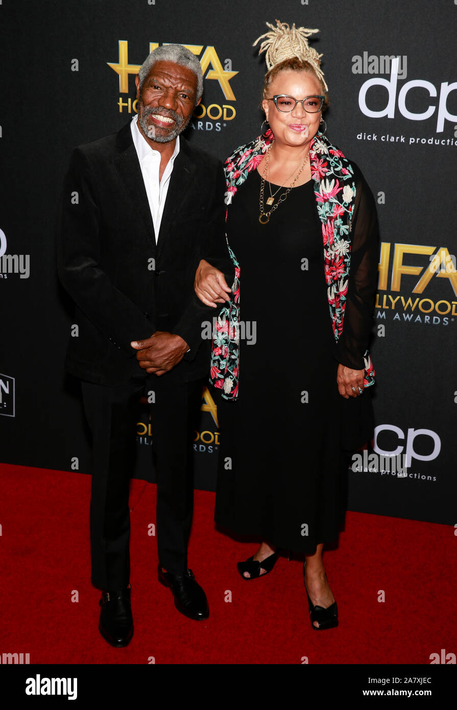Beverly Hills, California - Nov 03, 2019: Vondie Curtis-Hall and Kasi ...