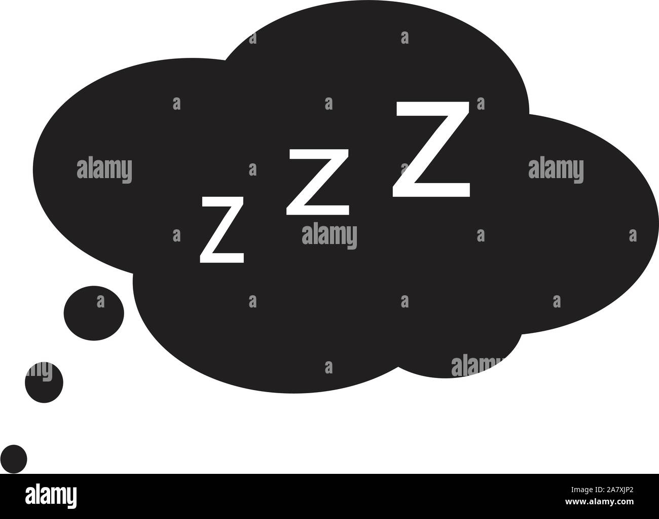 sleep icon on white background. sleep sign Stock Vector Image & Art - Alamy