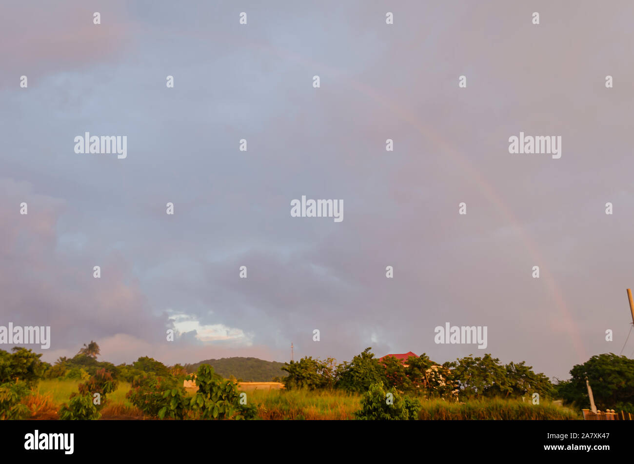 Evening Sky After Rain in Jamaica Stock Photo - Alamy
