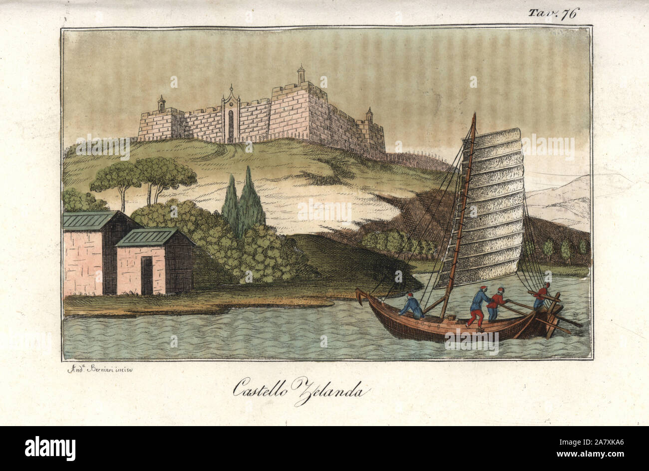 The castle of Zeelandia (Tainan) on Formosa (Taiwan) built by the Dutch ...