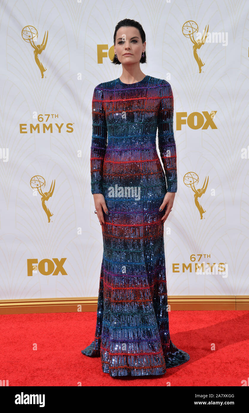 LOS ANGELES, CA - SEPTEMBER 20, 2015: Jaimie Alexander at the 67th ...