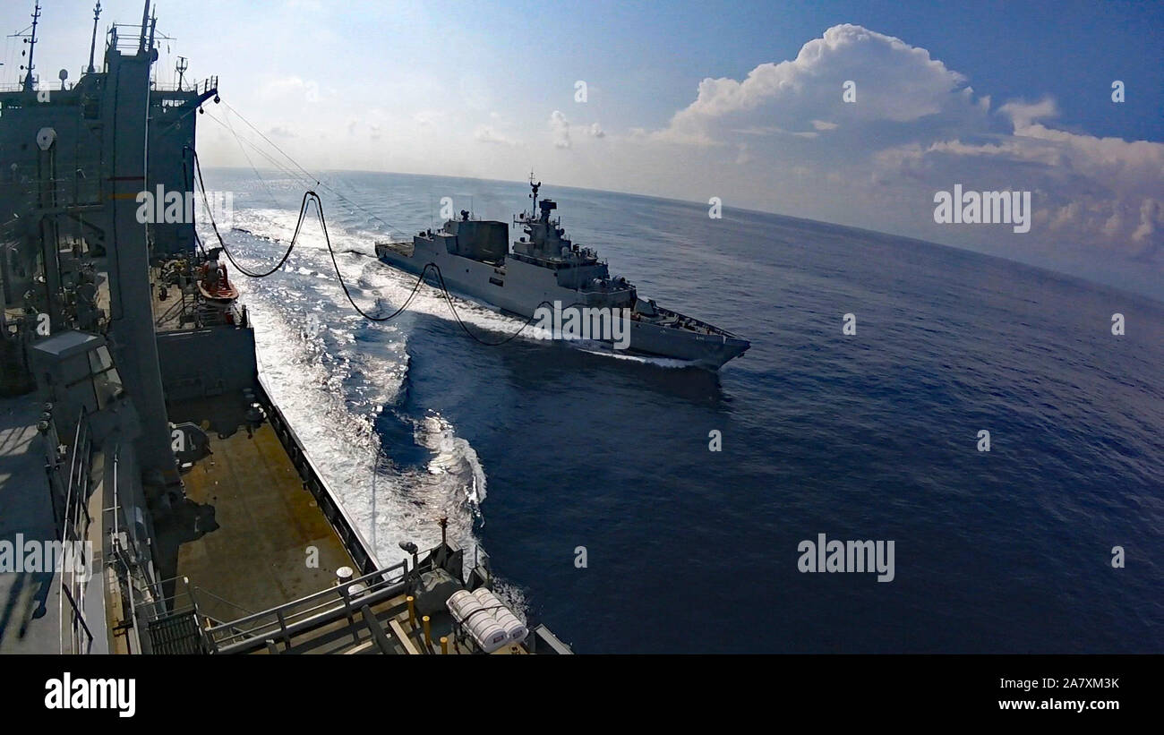 SOUTH CHINA SEA (Nov. 1, 2019) - Military Sealift Command's Lewis and ...