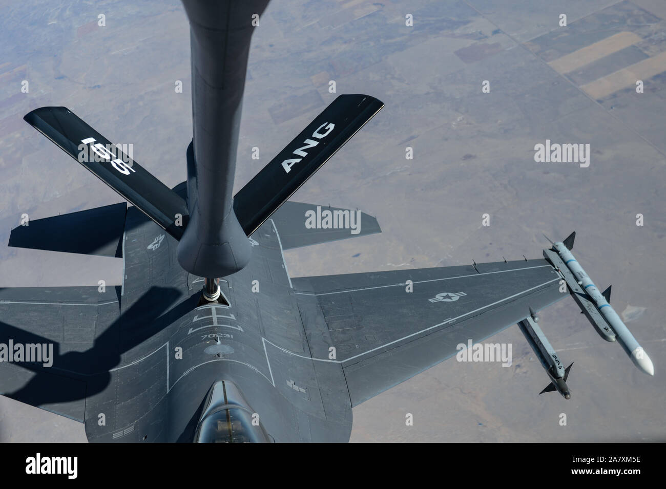 The U.S. Air Force F-16 Falcon from Colorado Air National Guard’s 140th ...