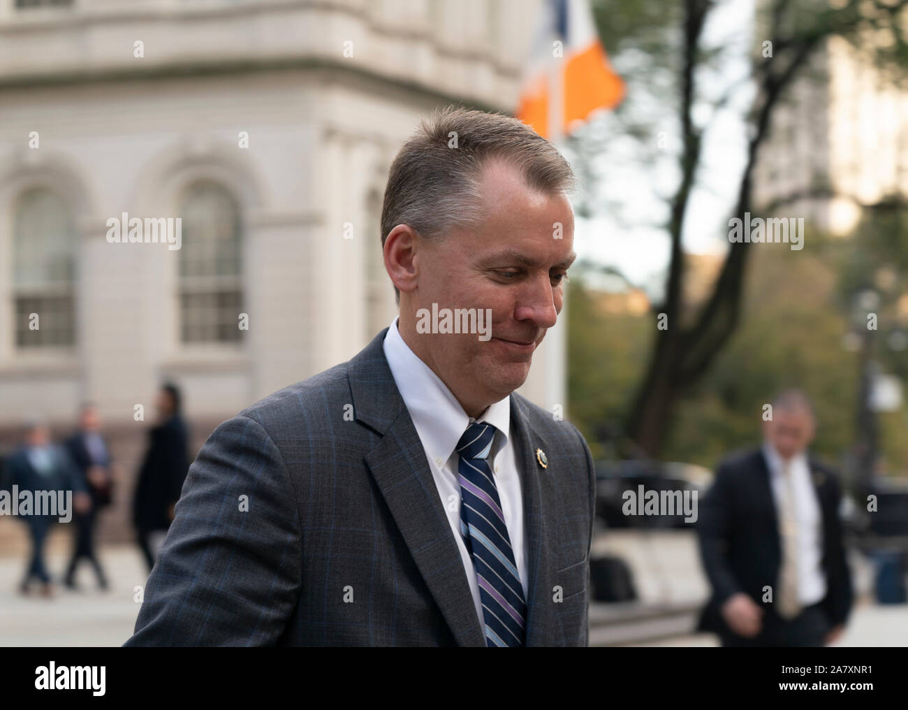 New York, NY - November 4, 2019: Newly appointed Police Commissioner ...