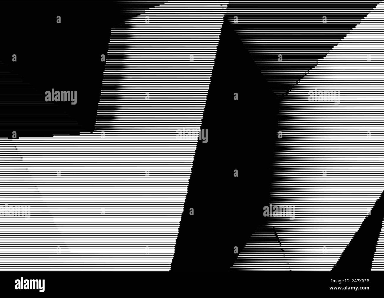 Abstract woodcut styled background with intersecting cubes Stock Vector ...