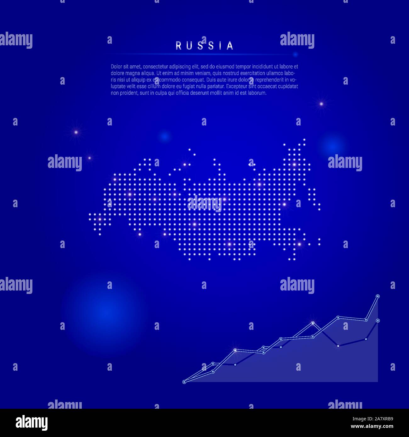 Russia dot map hi-res stock photography and images - Alamy