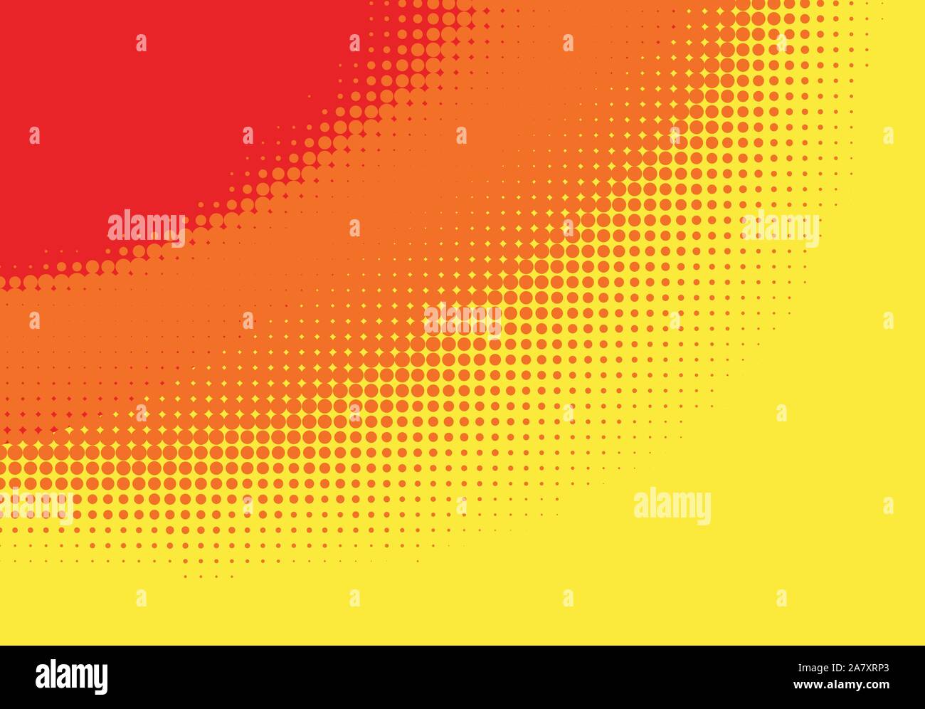 Pop art halftone retro background shapes with cartoon style Stock ...