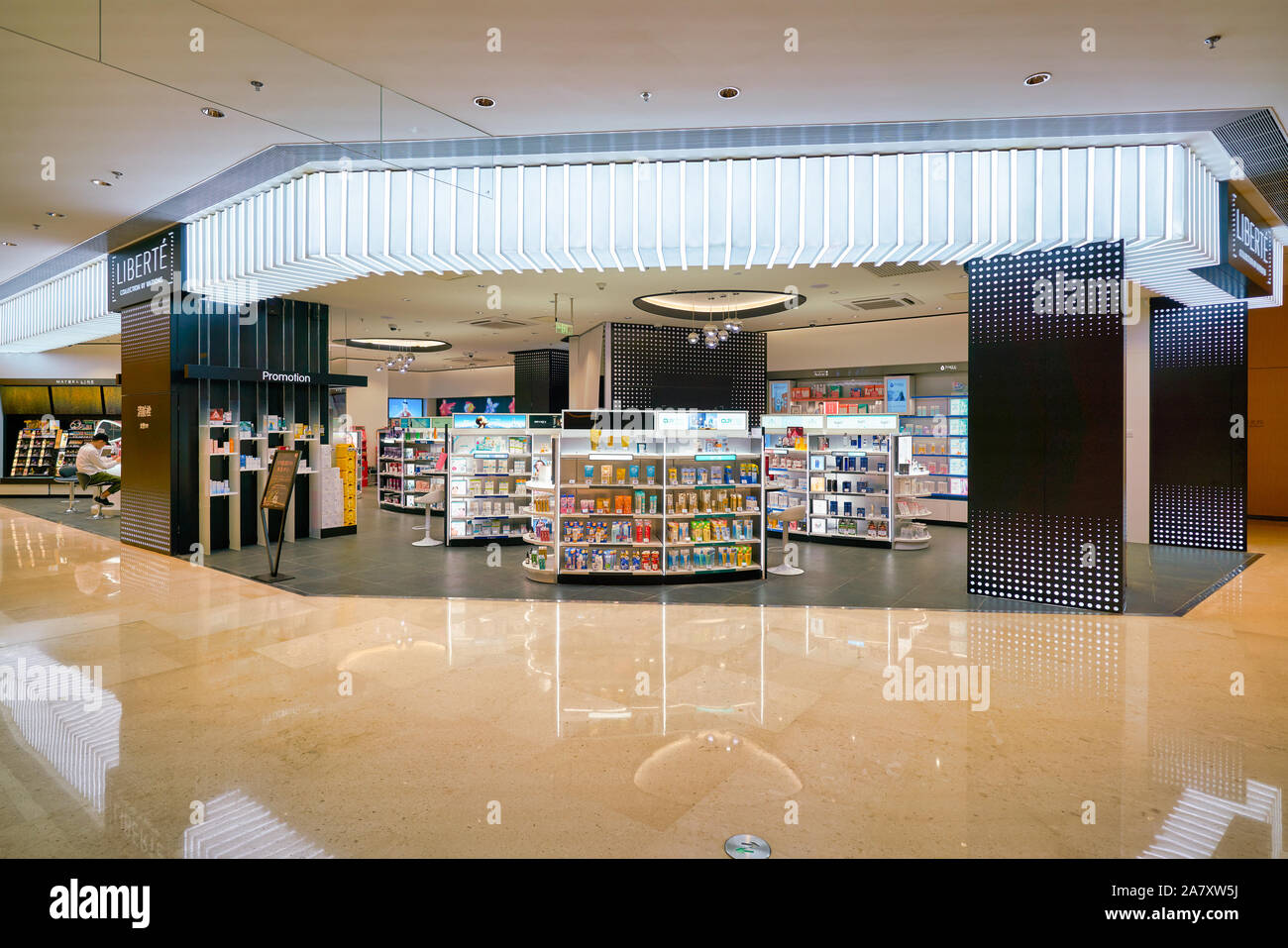 SHENZHEN, CHINA - CIRCA APRIL, 2019: Liberte storefront in MixC ...