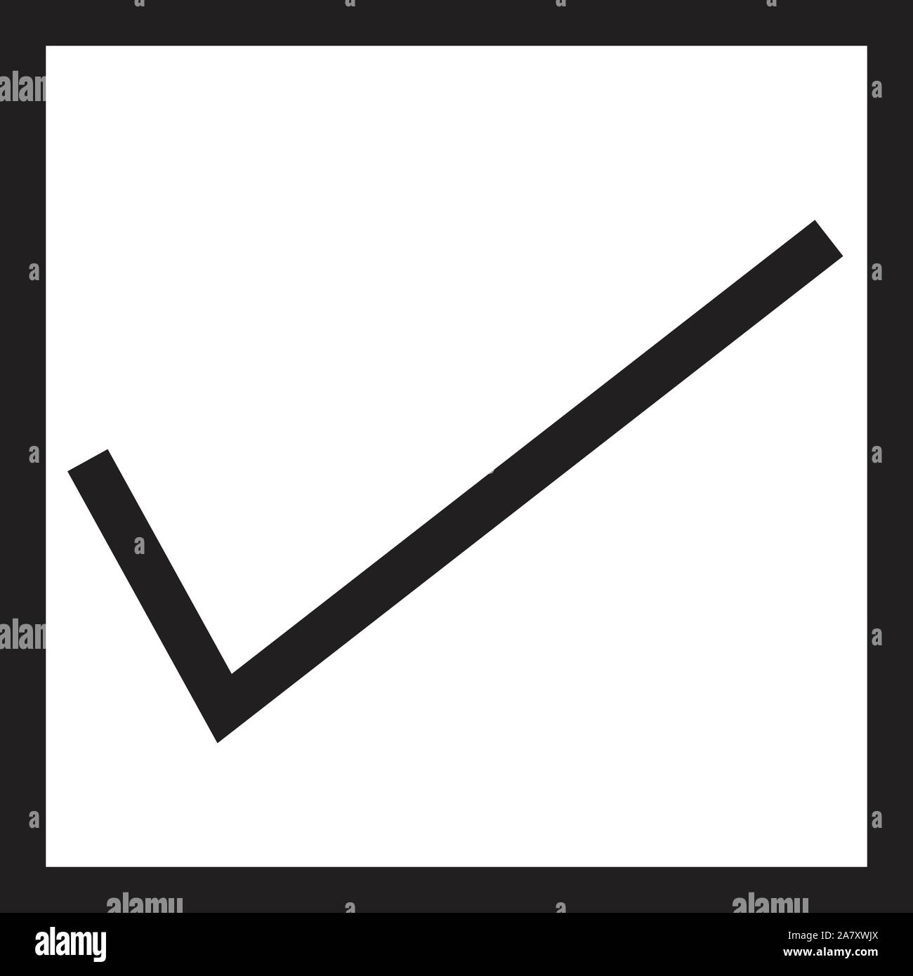 check mark icon on white background. check mark sign. flat style. check ...