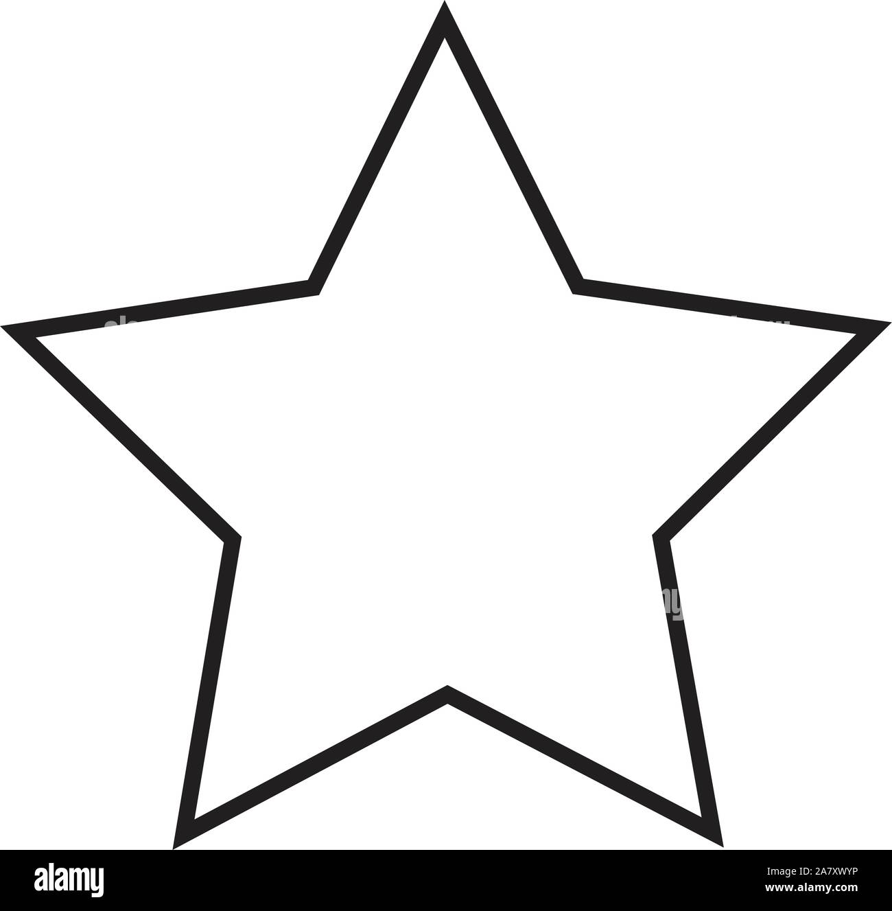 star icon on white background. flat style. white star icon for your web ...