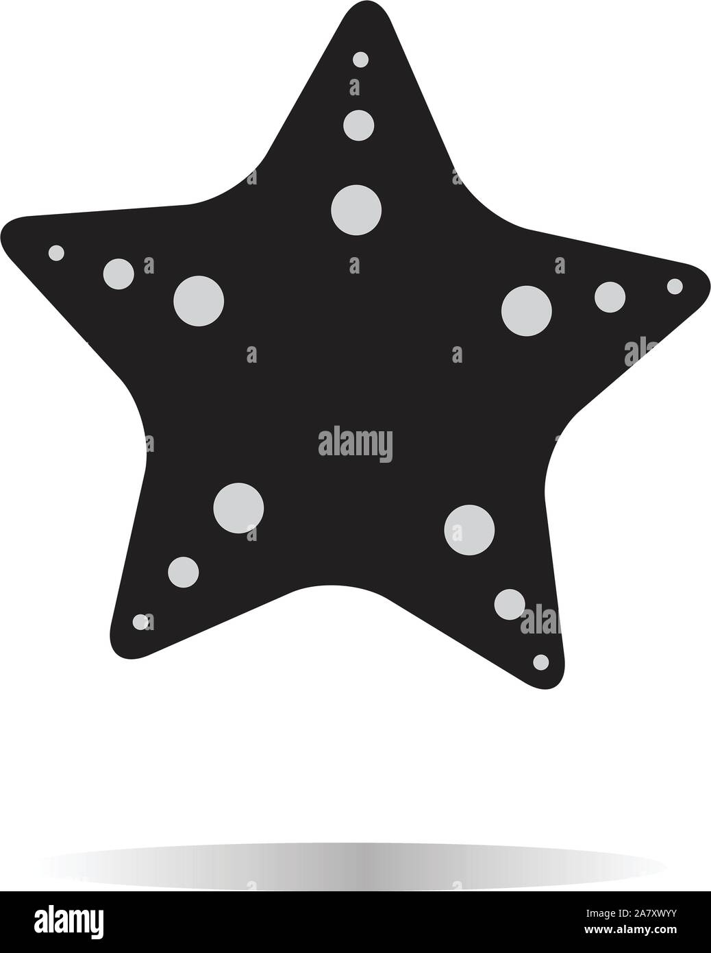 Starfish icon on white background. Starfish sign Stock Vector Image ...