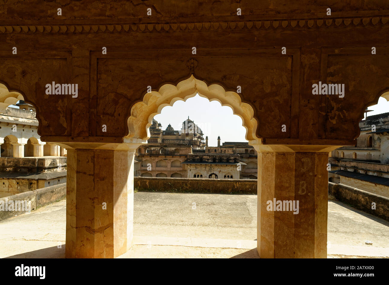 Palace view from arch Stock Photo - Alamy