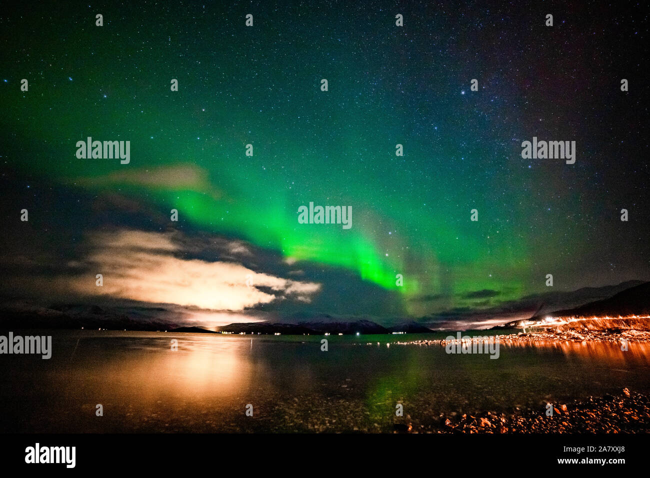 Northern Lights, Aurora Borealis Stock Photo - Alamy