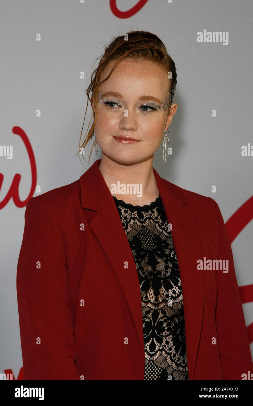 Los Angeles, CA. 4th Nov, 2019. Liv Hewson attends the premiere of ...