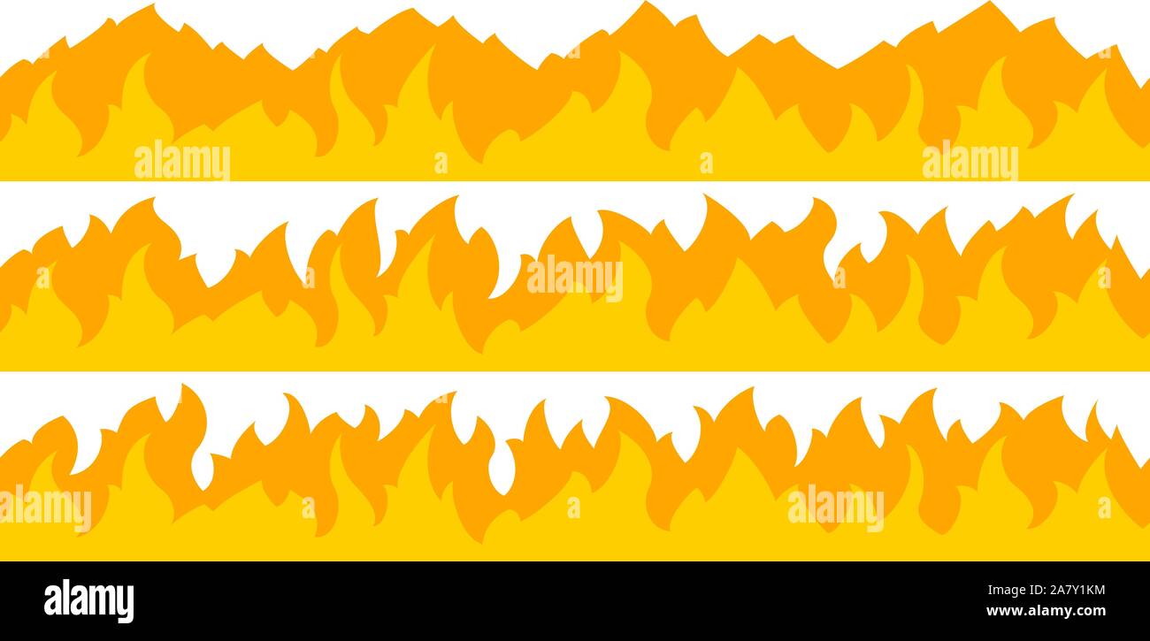 Fire flame frame borders Stock Vector Image & Art - Alamy
