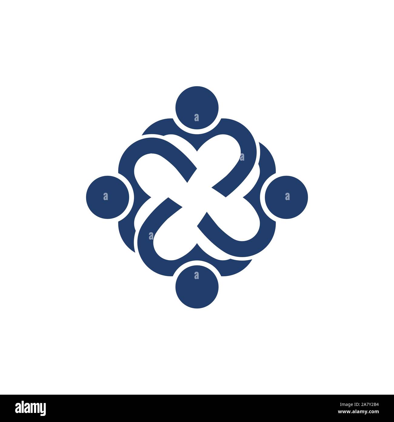 Group of care people. Business people caring group logo Stock Vector ...