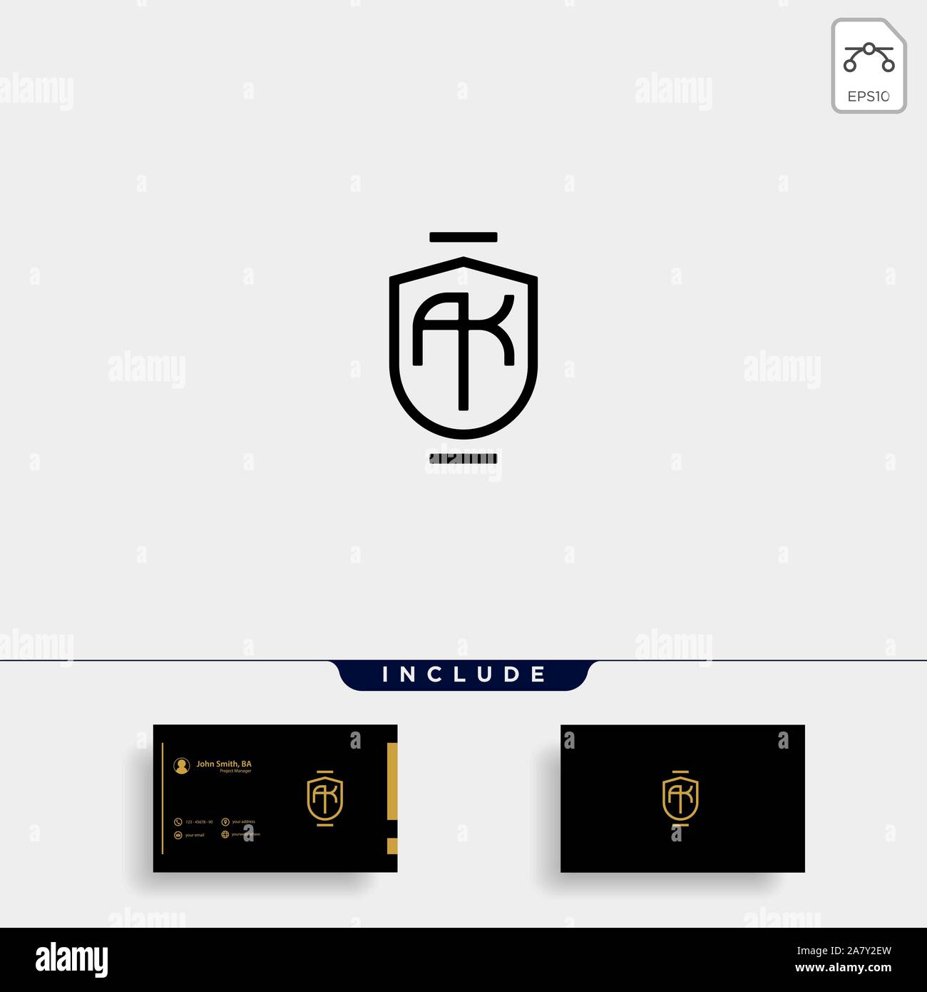 Defense icon premium style Stock Vector Images - Alamy