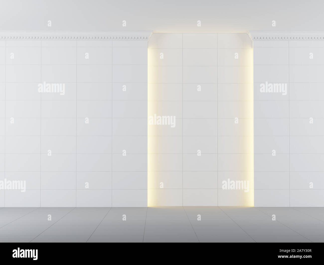 empty room with lighting Stock Photo - Alamy