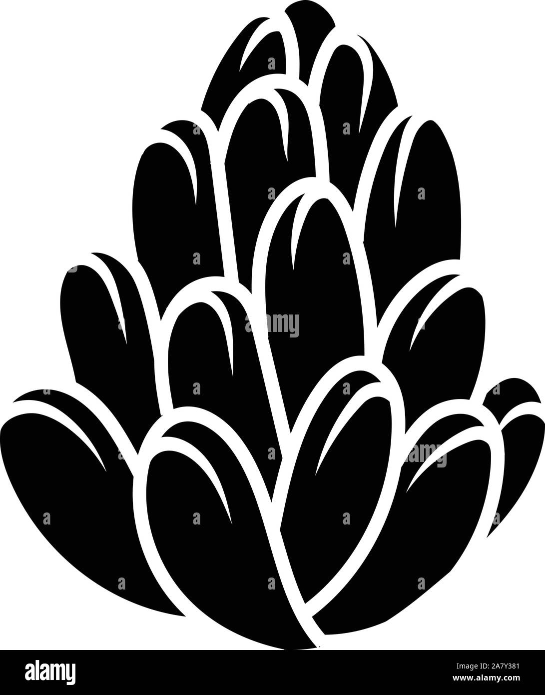 Succulent plant icon, simple style Stock Vector Image & Art - Alamy